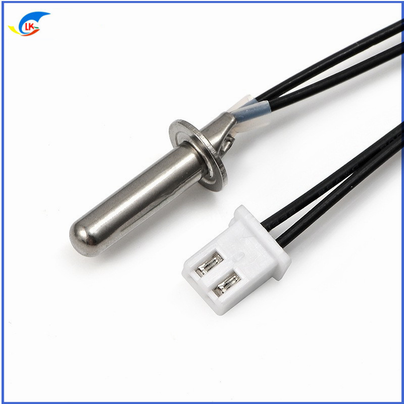 Flange NTC Thermistor Sensor 200K4200 Accuracy 1% Stamping Process High ...